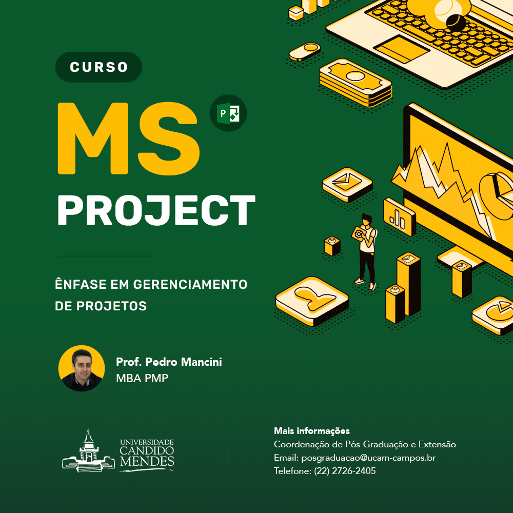 Abertas inscrições para curso de Microsoft Project com ênfase em ...